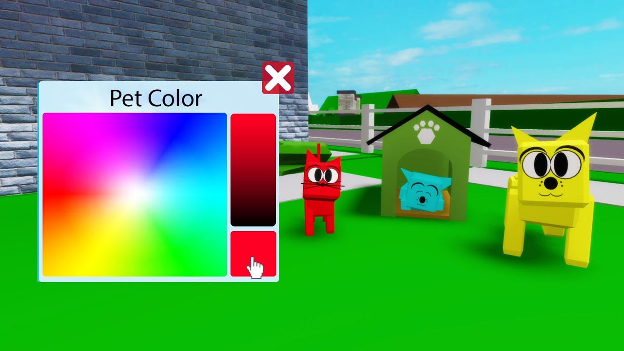 Roblox Brookhaven 🏡RP HOW TO CHANGE PET COLORS (Alien Pets & More ...
