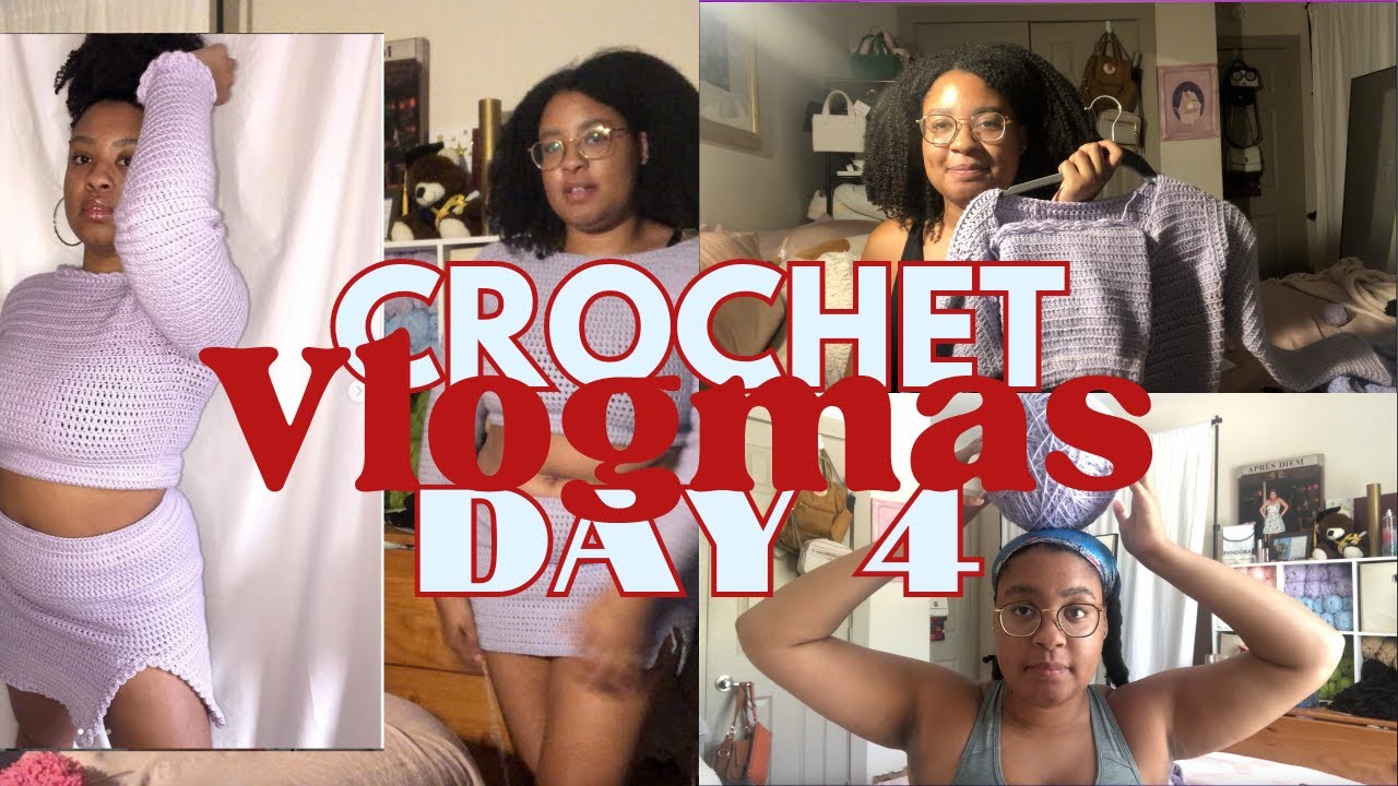 Crochet Vlogmas Day 4 Showing Off My Crochet Sets Prepping For Paris