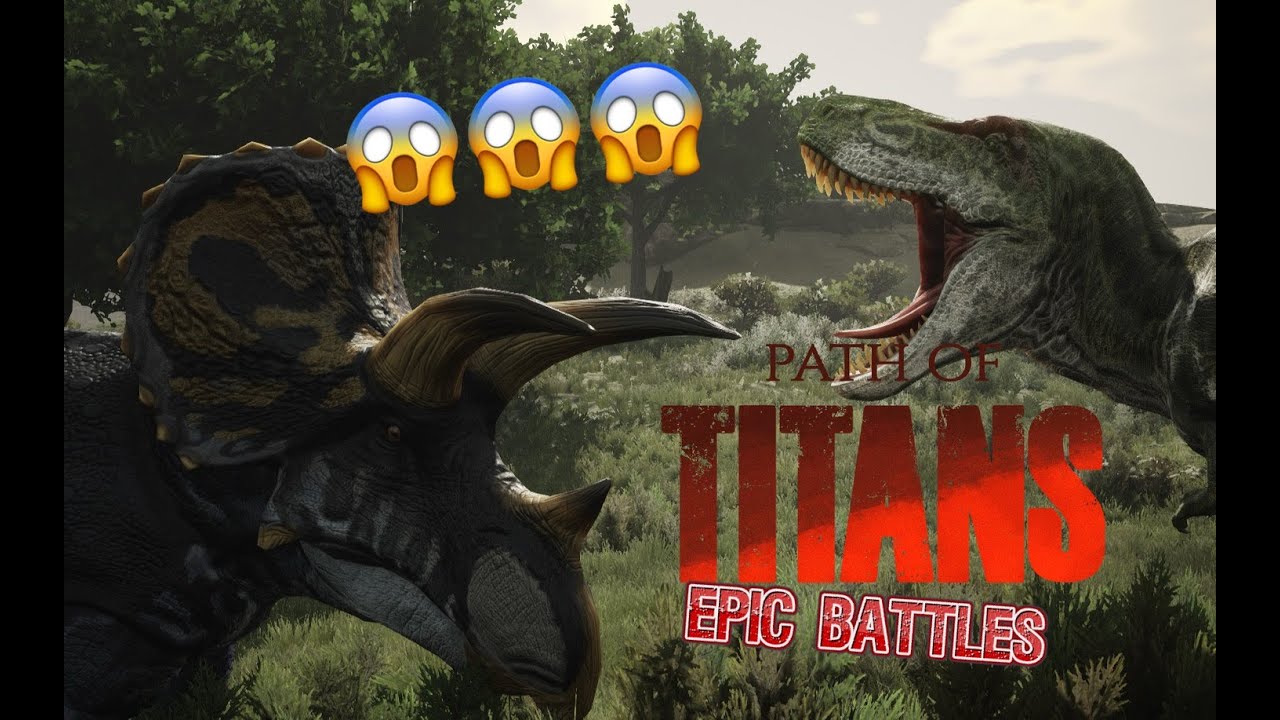 Epic Dinosaur Battles! (Path Of Titans) - YouTube