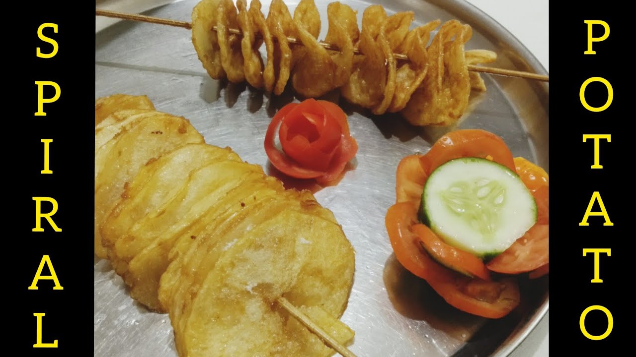 Spiral Potato | Potato Tornado - Snacks recipe | Easy Home Cooking ...