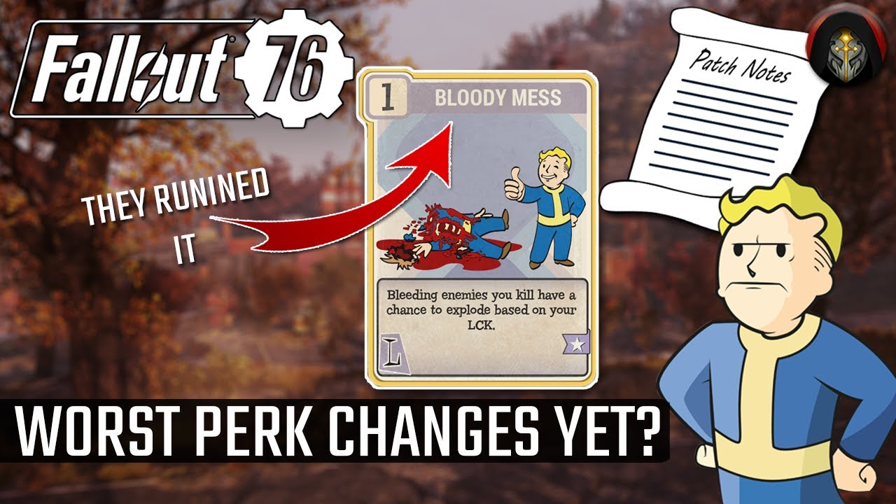 FALLOUT 76 | The Last Major PERK CHANGES. (Sept '25). - YouTube