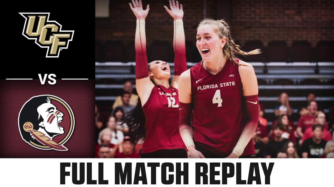 UCF vs. Florida State Full Match Replay | 2024 ACC Volleyball - YouTube