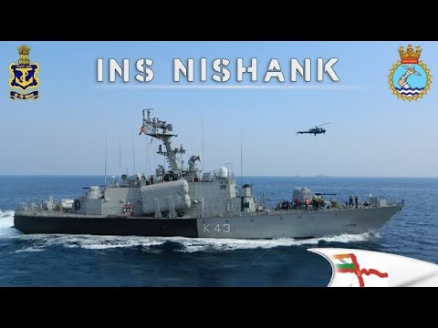 INDIAN NAVY Warship: INS NISHANK (K43) Veer Class Corvette - YouTube