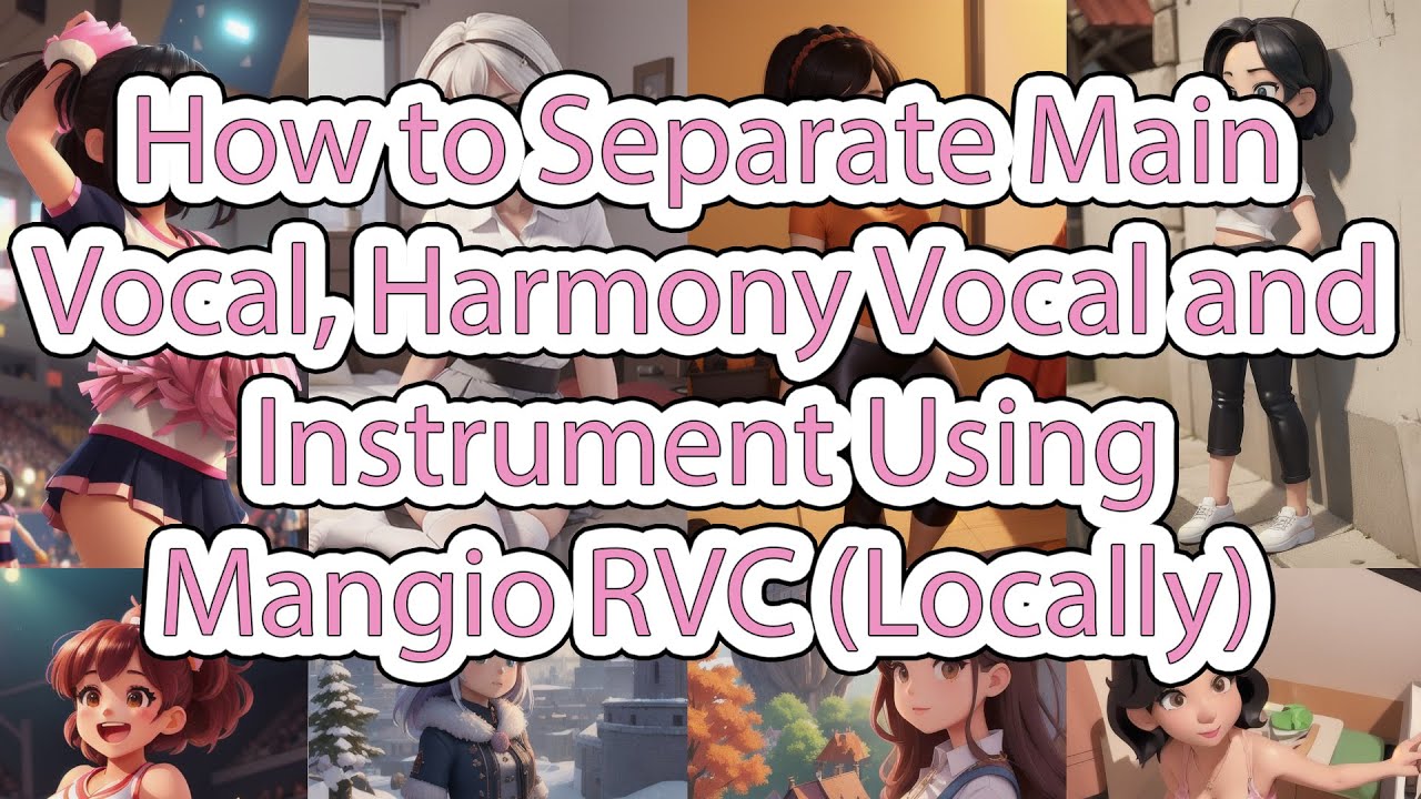 How to Separate Main Vocal, Harmony Vocal and Instrument Using Mangio ...