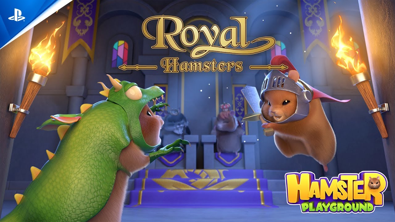 Hamster Playground - Royal Hamsters DLC Trailer | PS5 & PS4 Games - YouTube