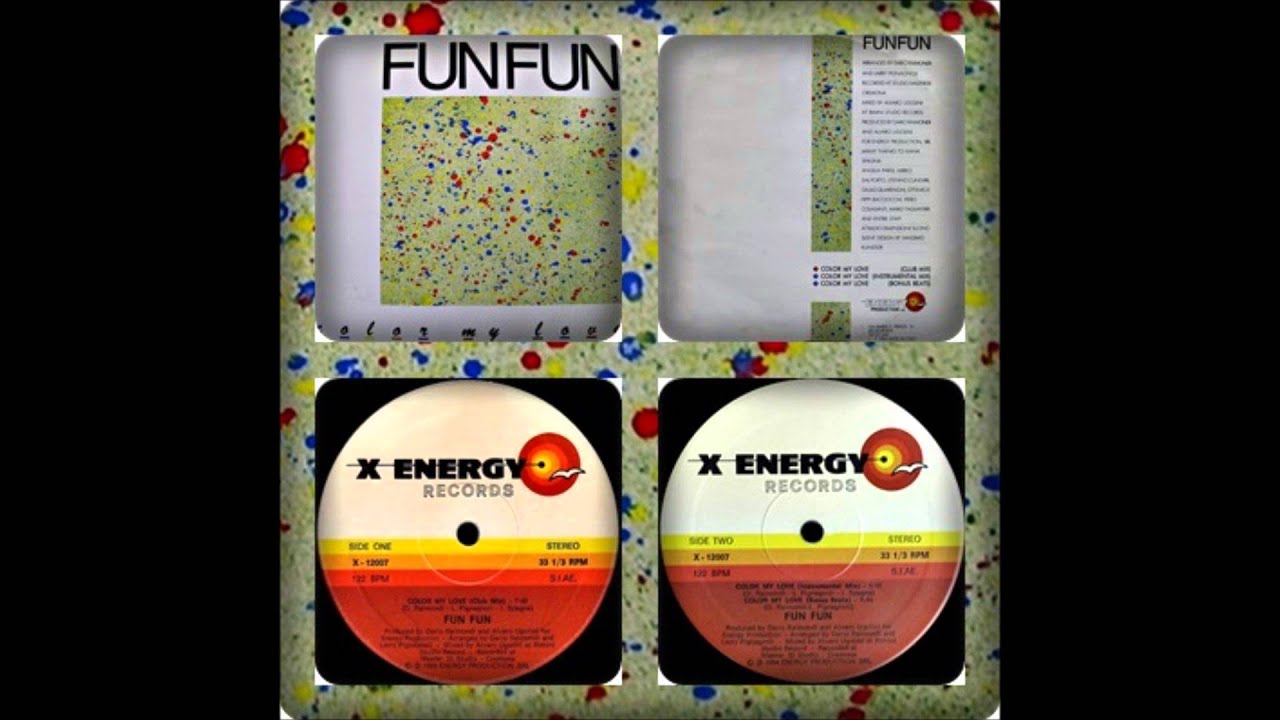 FUN FUN - COLOR MY LOVE (CLUB MIX, INSTRUMENTAL MIX, BONUS BEAT, ALBUM ...