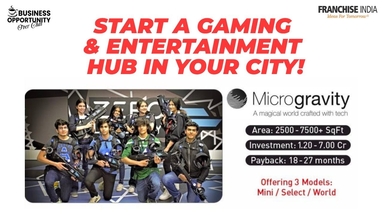 MicroGravity :- Franchise Opportunity | Start a Gaming & Entertainment ...