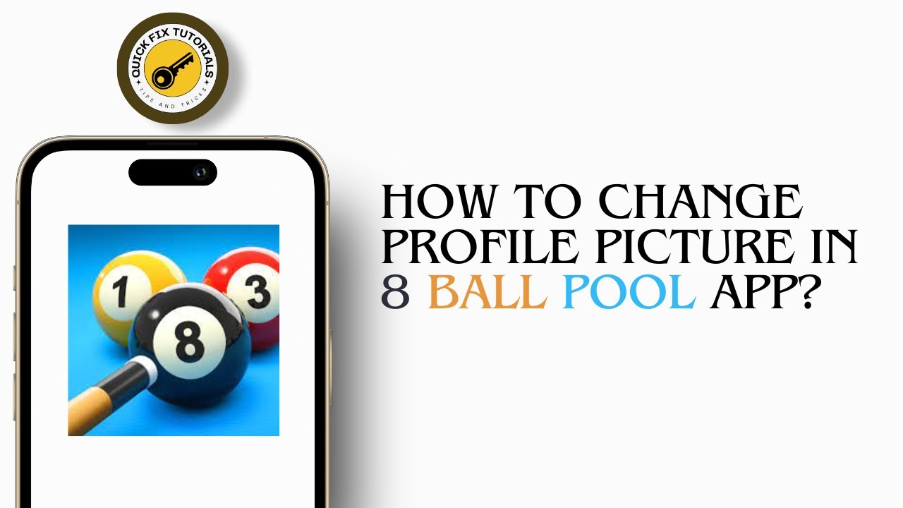 How To Change Profile Picture In 8 Ball Pool App - YouTube