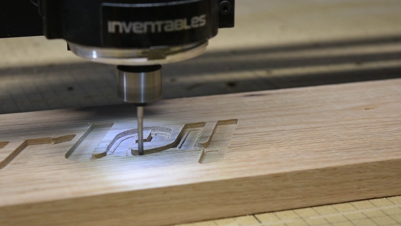 X-Carve Timelapse - Red Oak Sign - YouTube