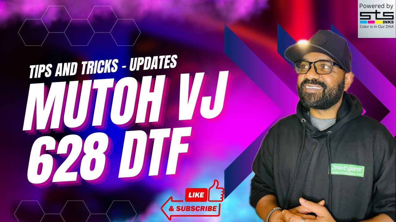Mutoh VJ 628 DTF Tips And Tricks. - YouTube