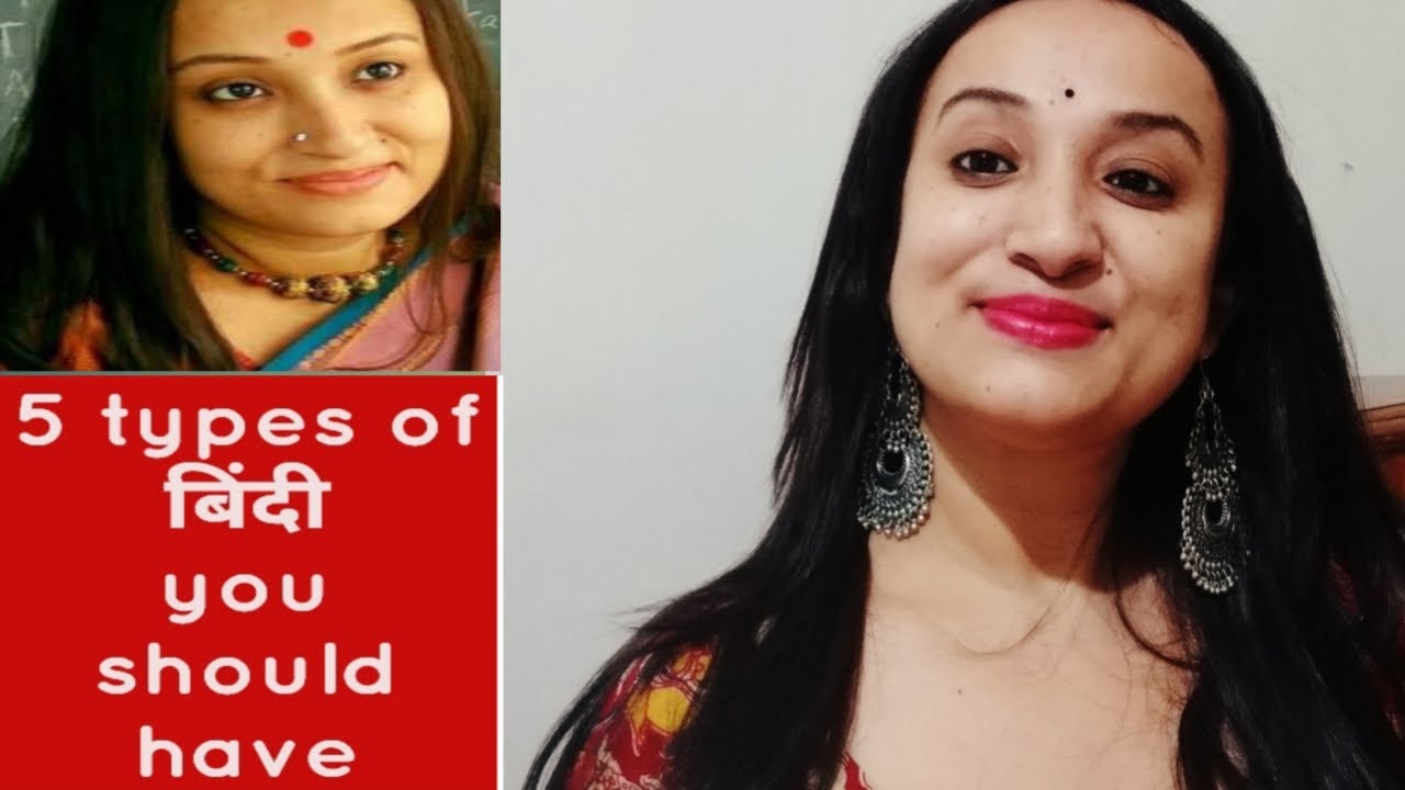 5 Types of bindi design you should have/Ethnic special - YouTube