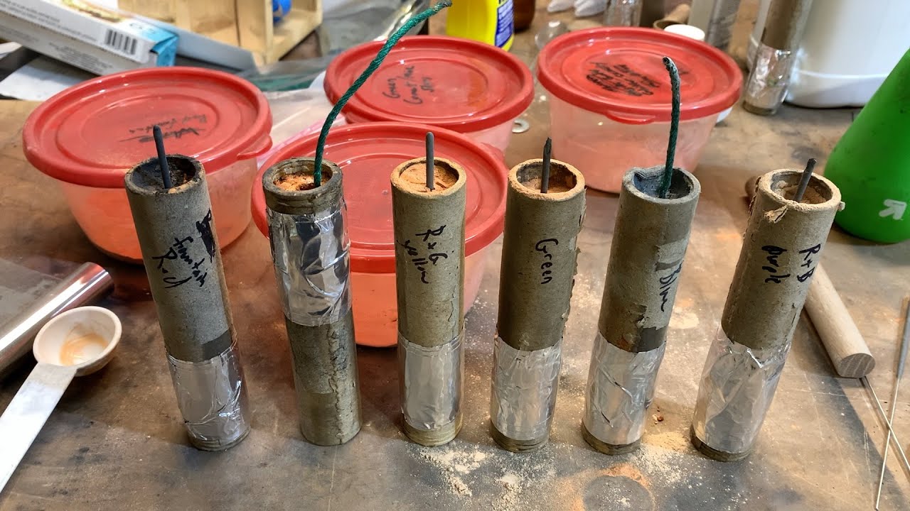 DIY Firework Fountains - YouTube