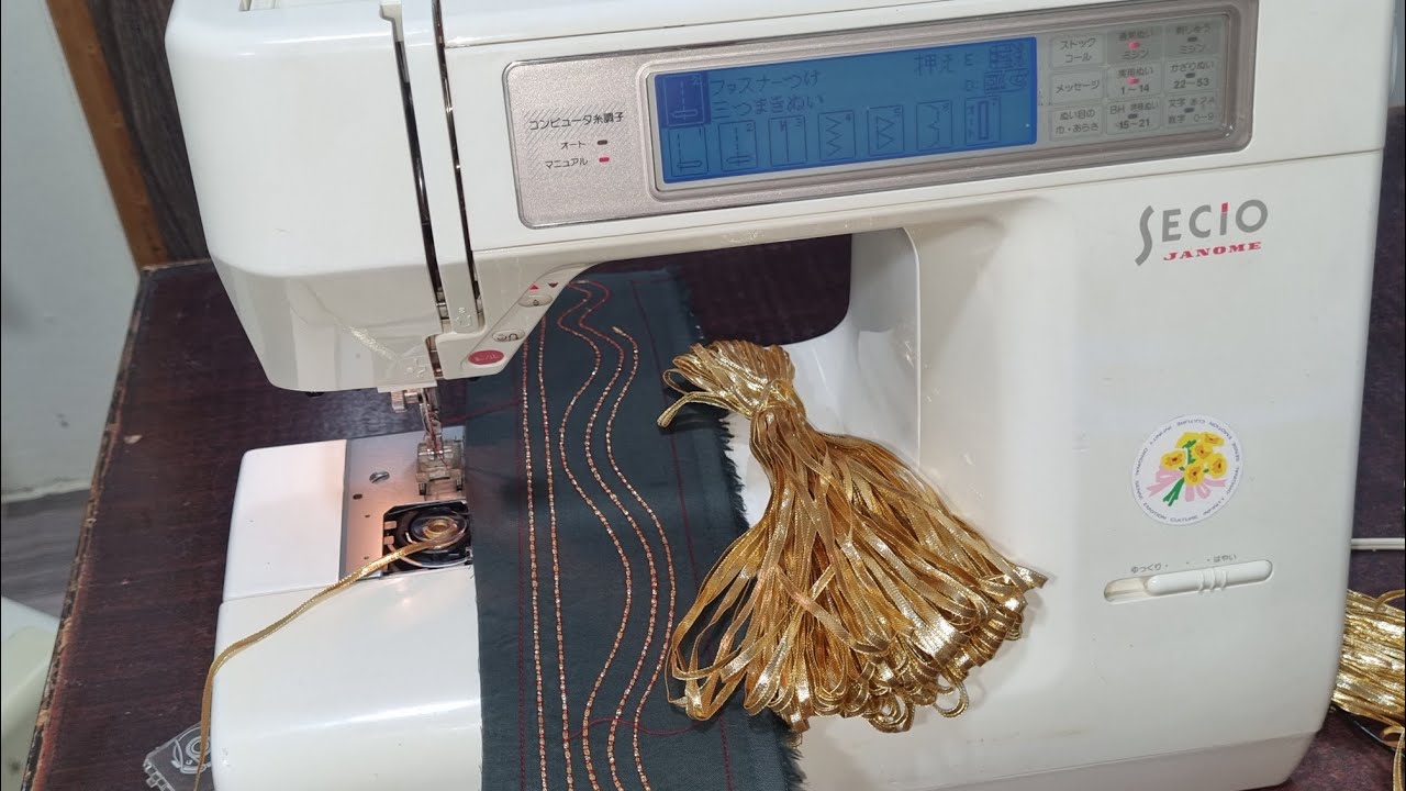 Gota Patti Tutorial: A step by step Guide With Janome 8100 |Gota Patti ...