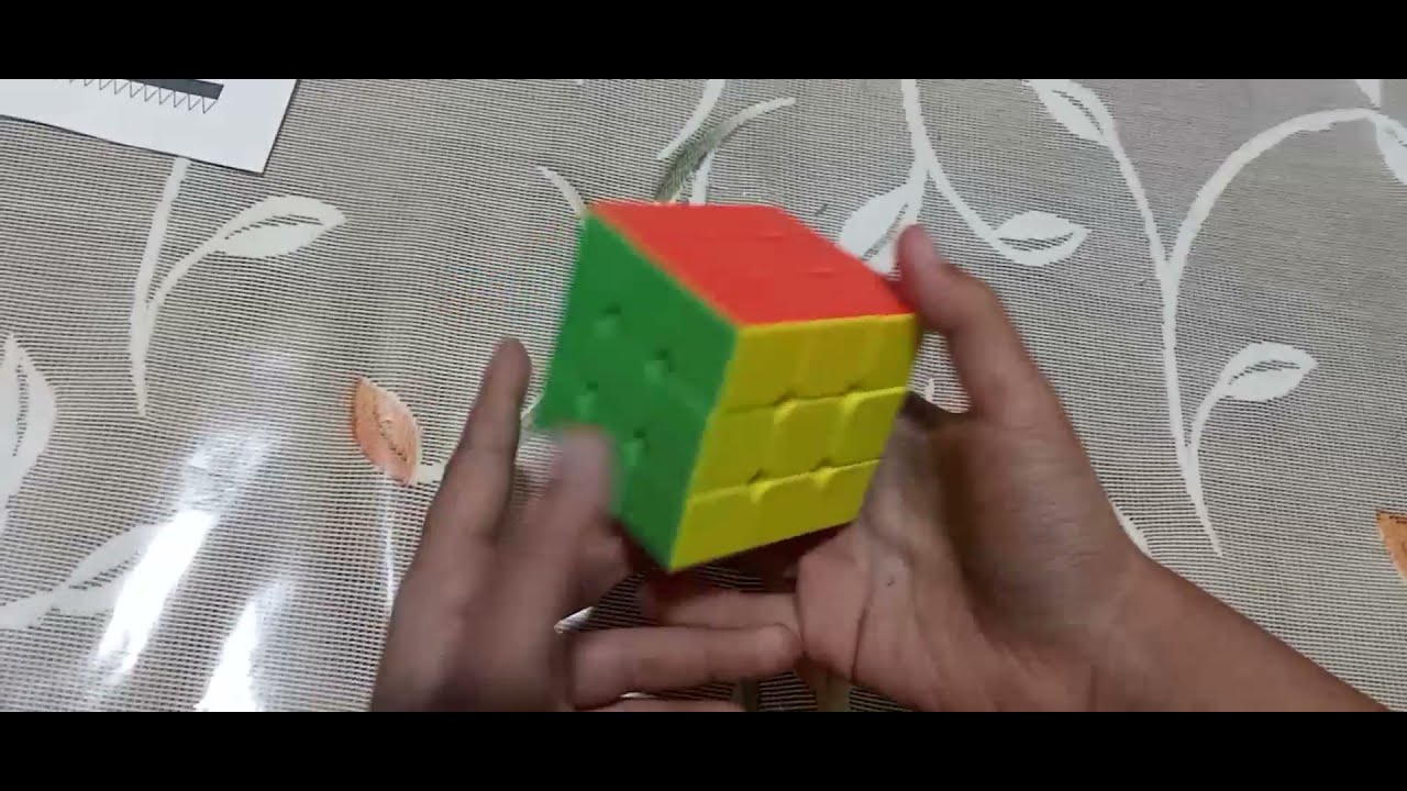 how to put center lock in rubix cube - YouTube