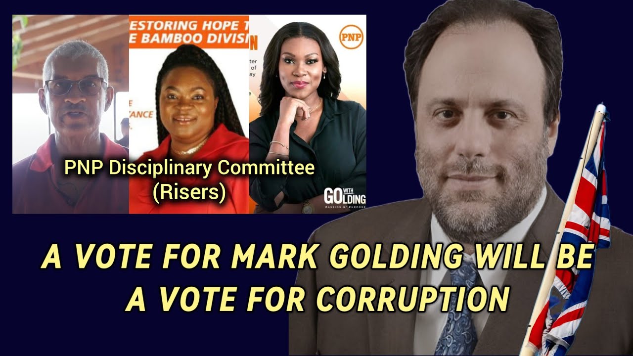 BREAKING: By Their Fruits Ye Shall Know Them...Mark Golding Is Corrupt ...