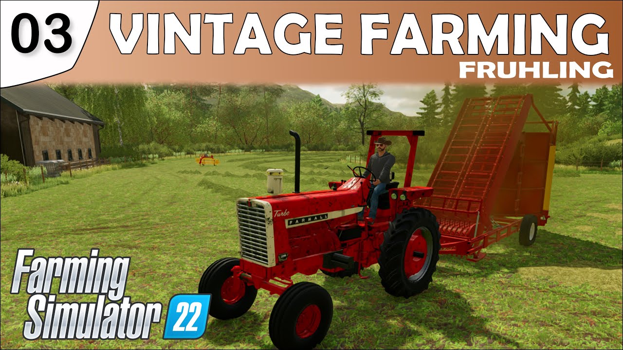 Hay for the calves - VINTAGE FARMING 03 | Farming Simulator 22 | FS22 ...
