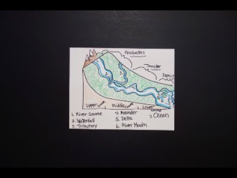 River Tributary Diagram