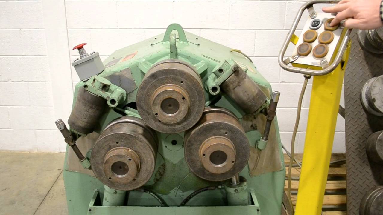 Roundo R-3 Hydraulic Angle and Section Bending Roll - YouTube