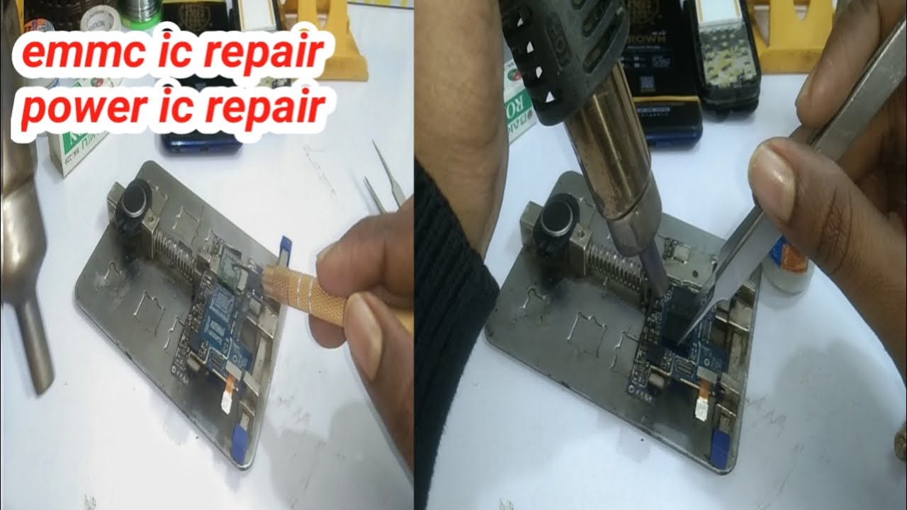 Mtk Cpu & eMMC Reballing And Installation - YouTube