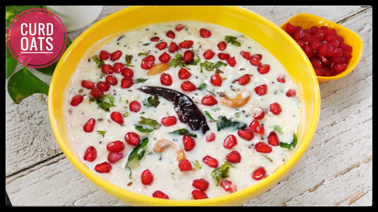 Curd Oats For Weightloss | Lose Weight Fast | Oats Daddojanam | Curd ...