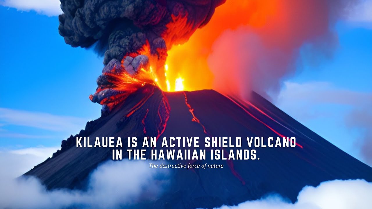 Kilauea is an active shield volcano in the Hawaiian Islands | Volcano ...