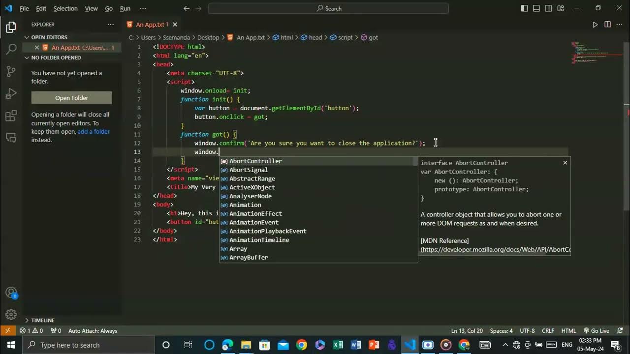 How to build your own app.(Using html5 updated, 2024) - YouTube