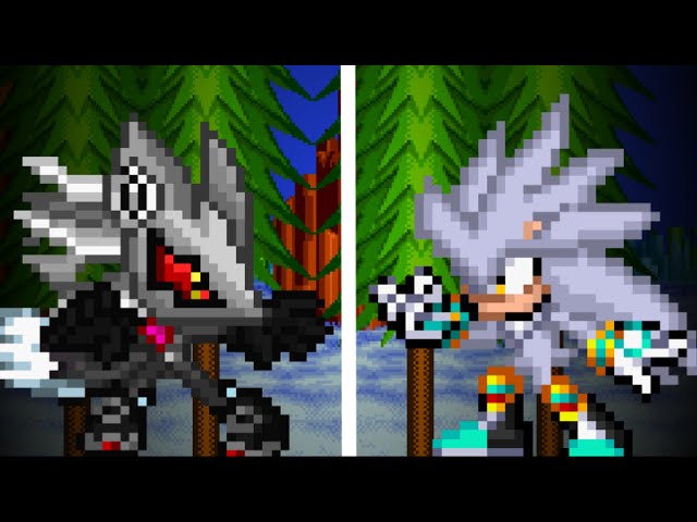 Dark Silver The Hedgehog Sprites