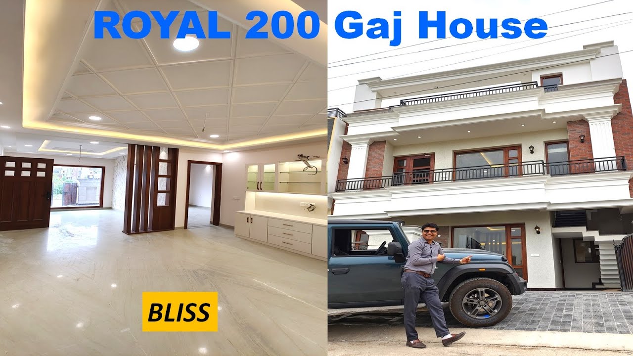 200 Gaj Ultra Luxury House Design With Premium interior design | 30x60 ...
