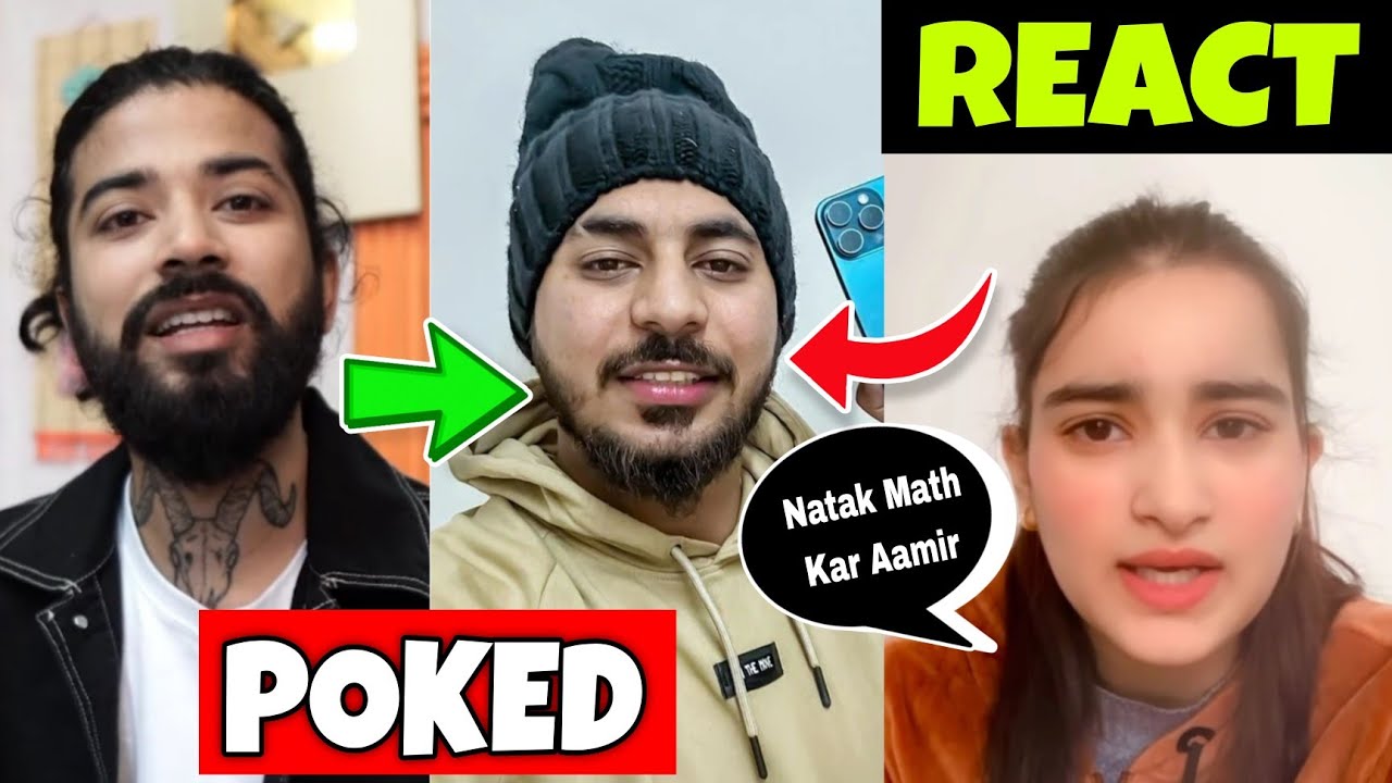 Uk07Rider Poked Aamir Majid😲 | Aaira Majid React Aamir Majid😡 | - YouTube