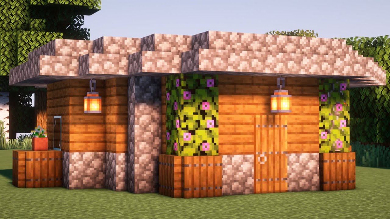 Minecraft: How to Build a Small Survival Base - YouTube