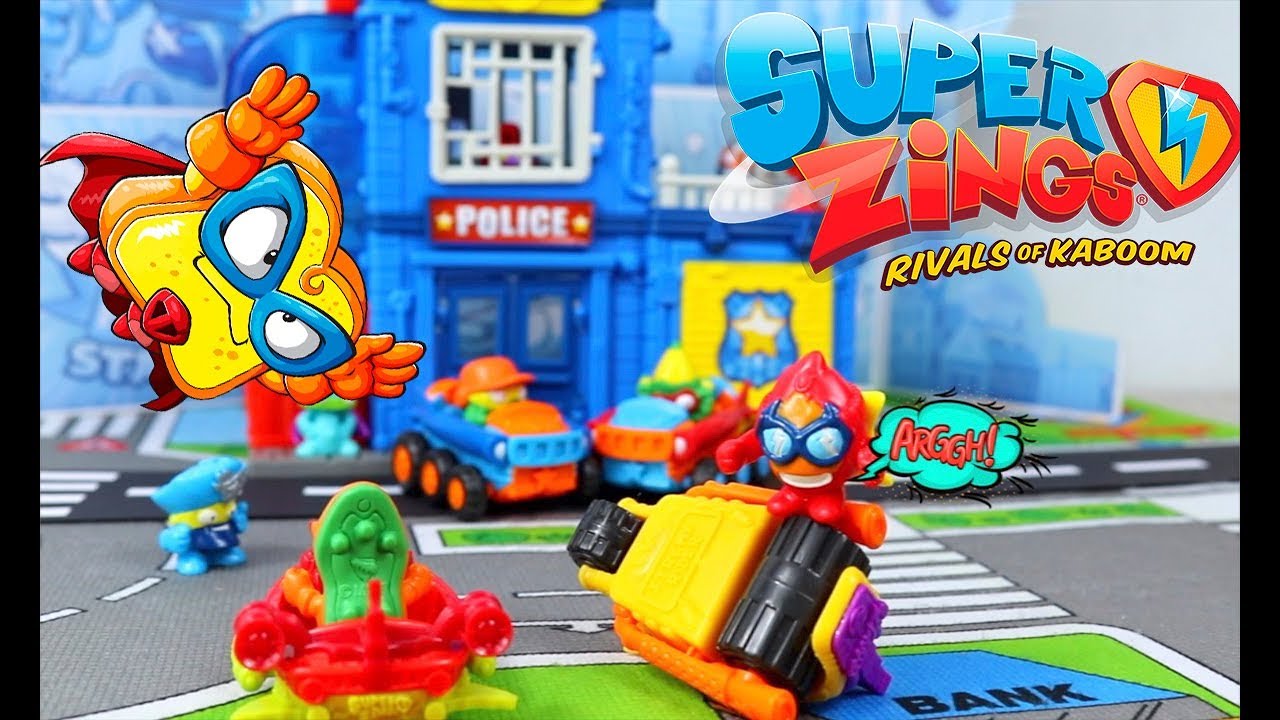 SUPER ZINGS EPISODIO COMPLETO batalla en la prisión de policía! - YouTube
