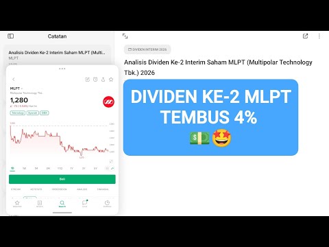 DIVIDEN KE-2 MLPT CAPAI 4% 🧐💵 ANALISIS UPDATE!