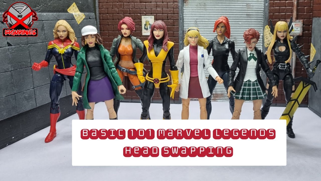 Basic 101 Marvel Legends Head Swapping - YouTube