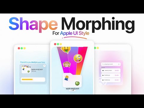 How To Master Shape Morphing For Apple Ui Style – Full After Effects Tutorial - YouTube