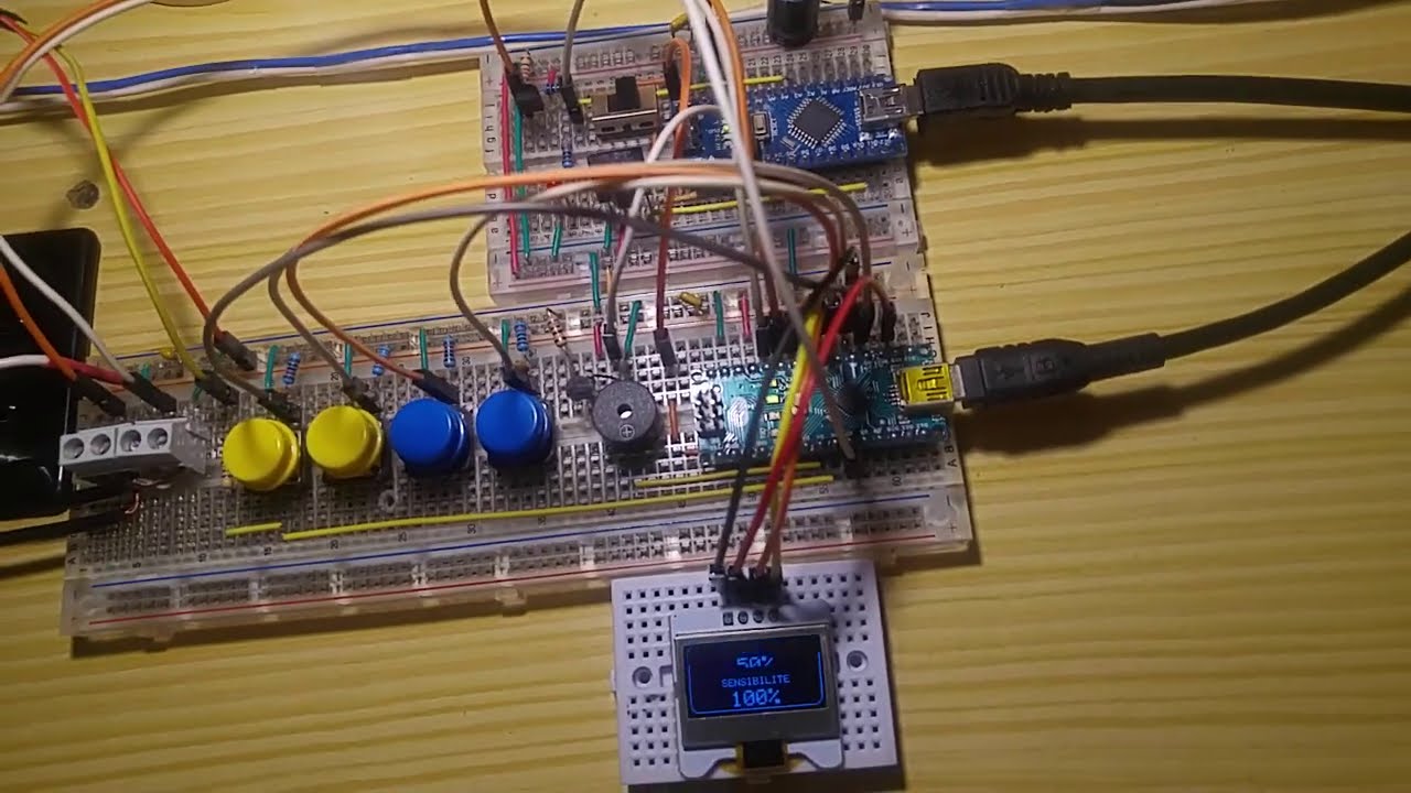 Vu-Mètre Strip 60 LED RGB Neopixel WS2812b - Télécommande IR v2.0 ...