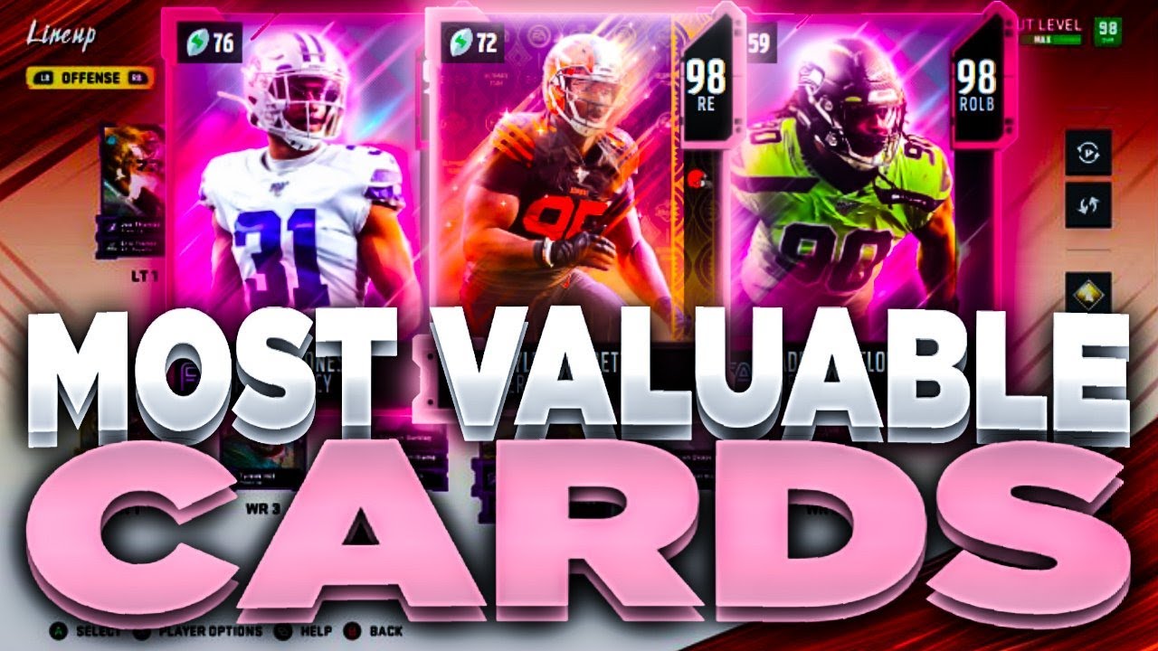 MOST VALUABLE CARDS YOU NEED IN MADDEN 20!! | TOP 10 MOST OVERPOWERED ...