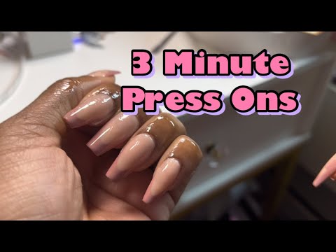 3 Minute Press Ons - YouTube
