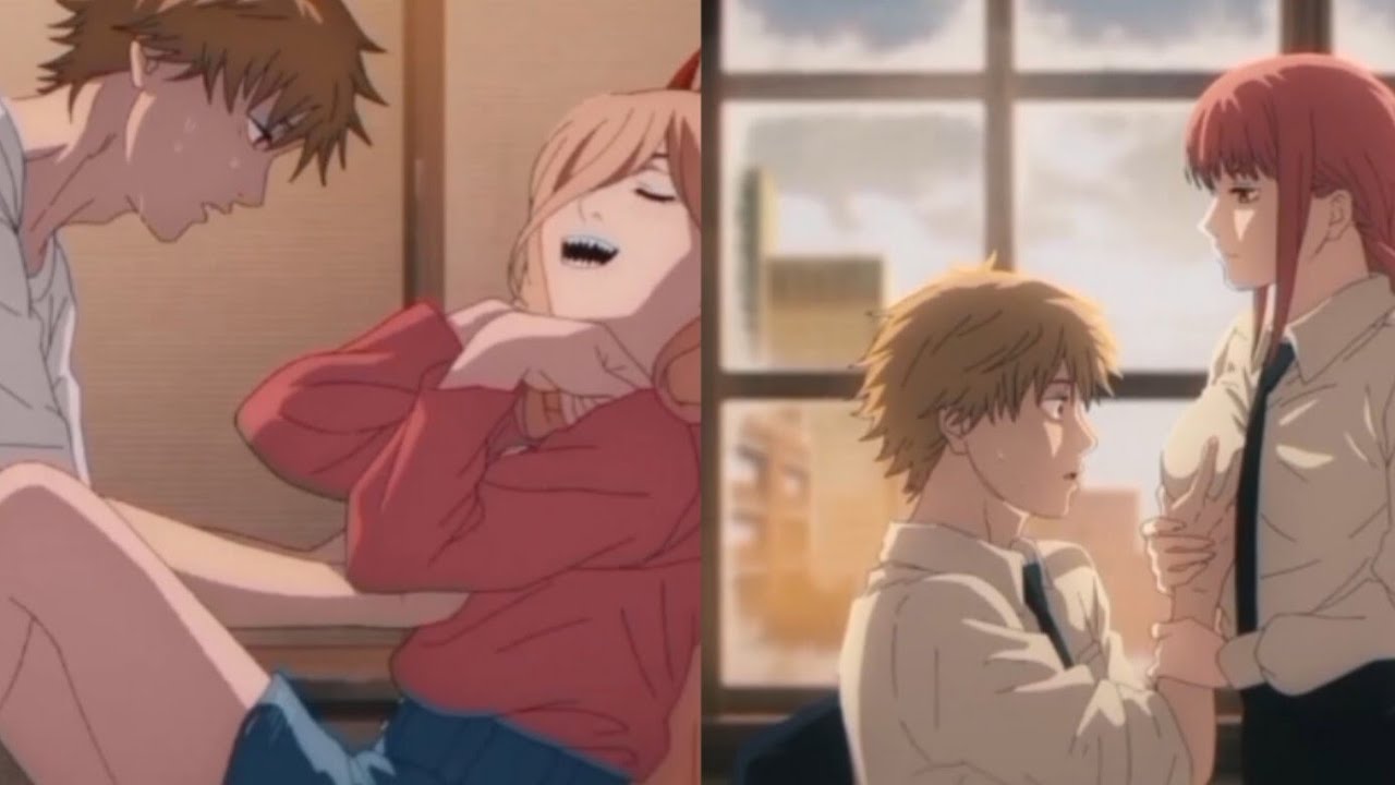 Denji Touches Power And Makimas Chest YouTube