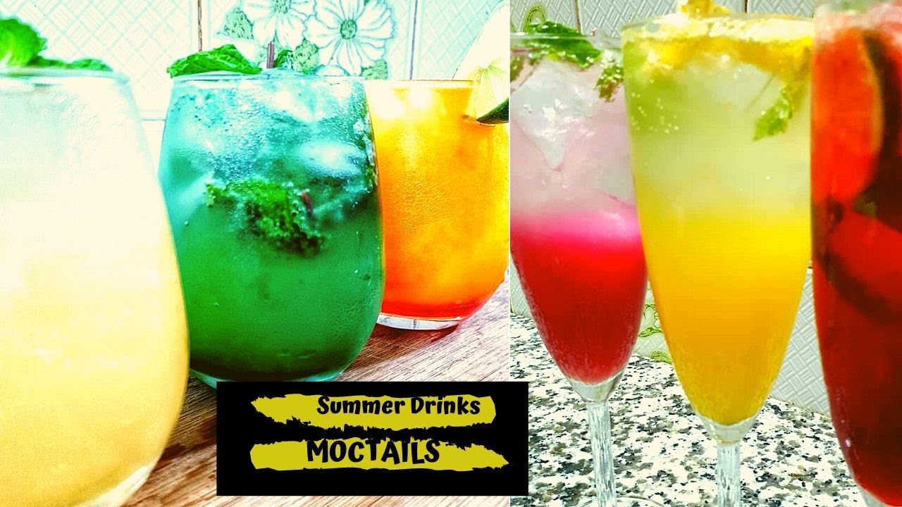 Easy and Simple Moctails/Summer Drinks/Refreshment Drinks/How to make ...