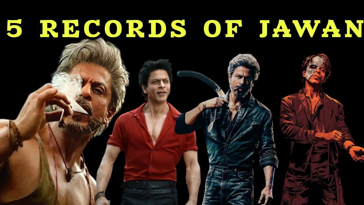 JAWAN ALL RECORDS 😱🔥 | JAWAN BOXOFFICE COLLECTION RECORDS | SHAHRUKH ...