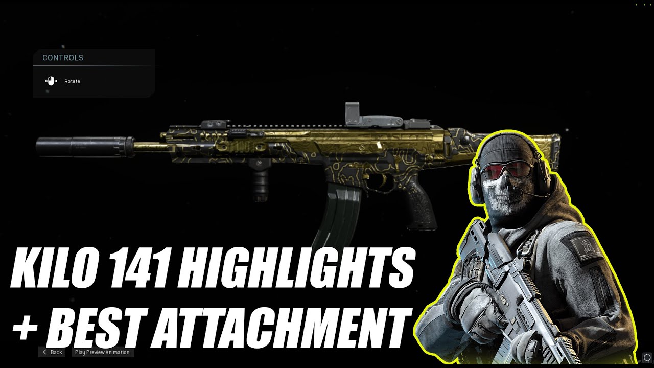 [COD:MW] KILO 141 HIGHLIGHTS - EASY RECOIL CONTROL/HIGH DAMAGE RATE ...