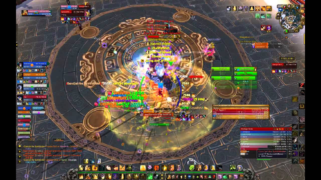 Croatoan's Heroic Gara'jal the Spiritbinder 10man kill - YouTube