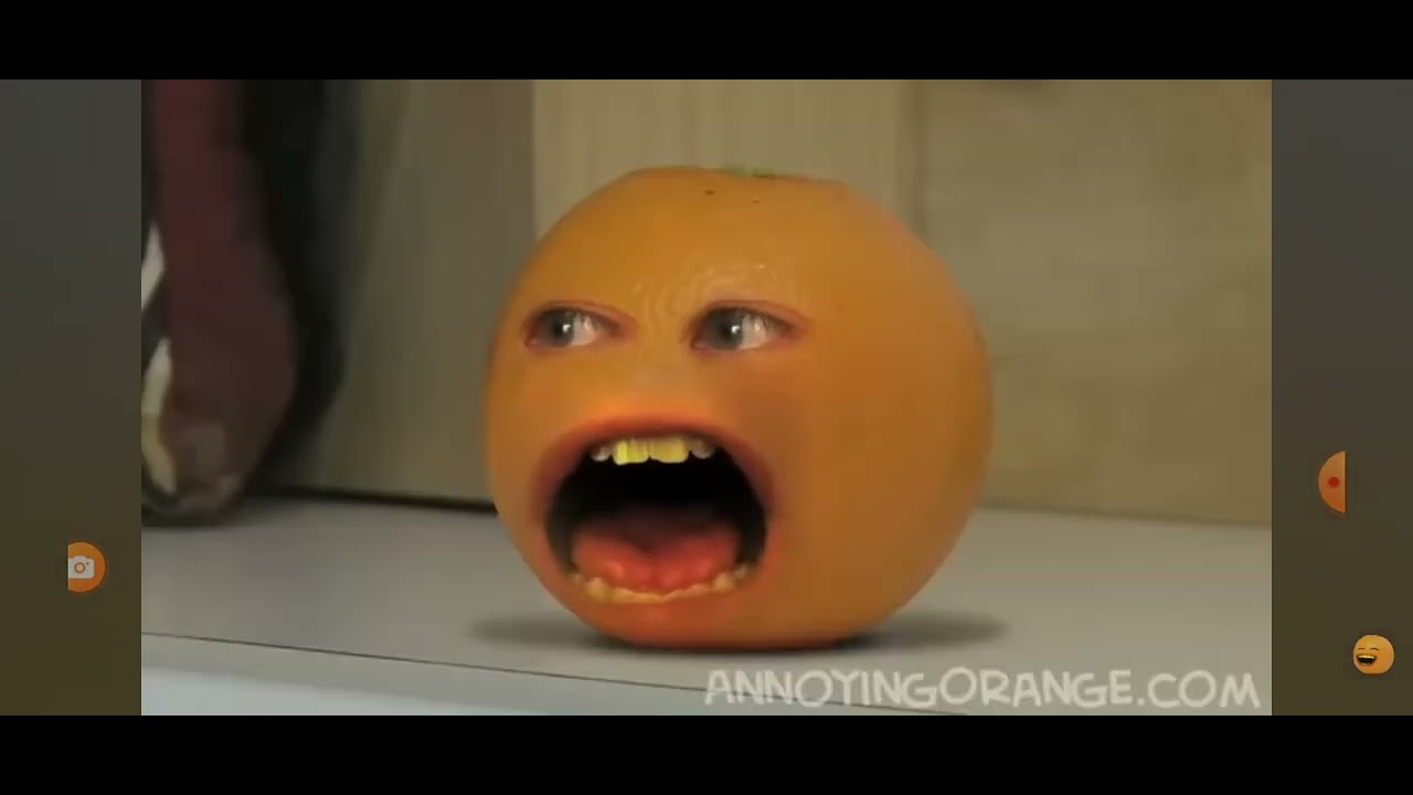 annoying orange death knife attack leek - YouTube