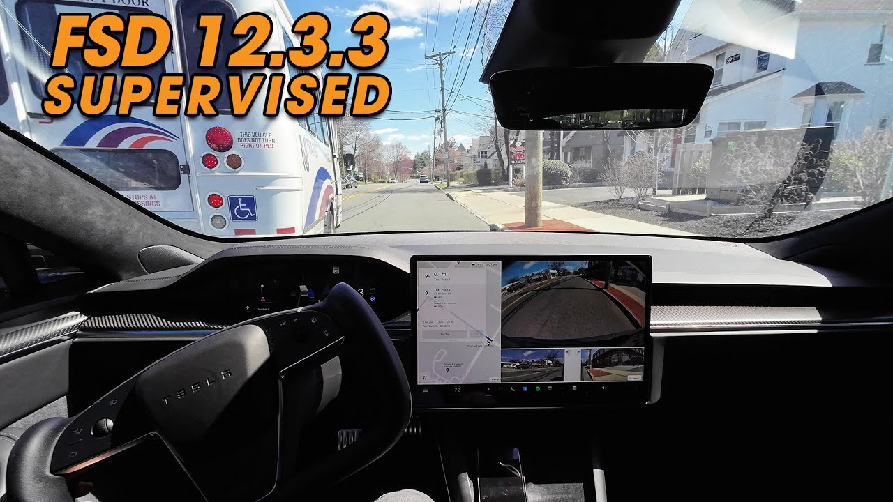 Tesla FSD (Supervised) 12.3.3 - First Impressions - YouTube