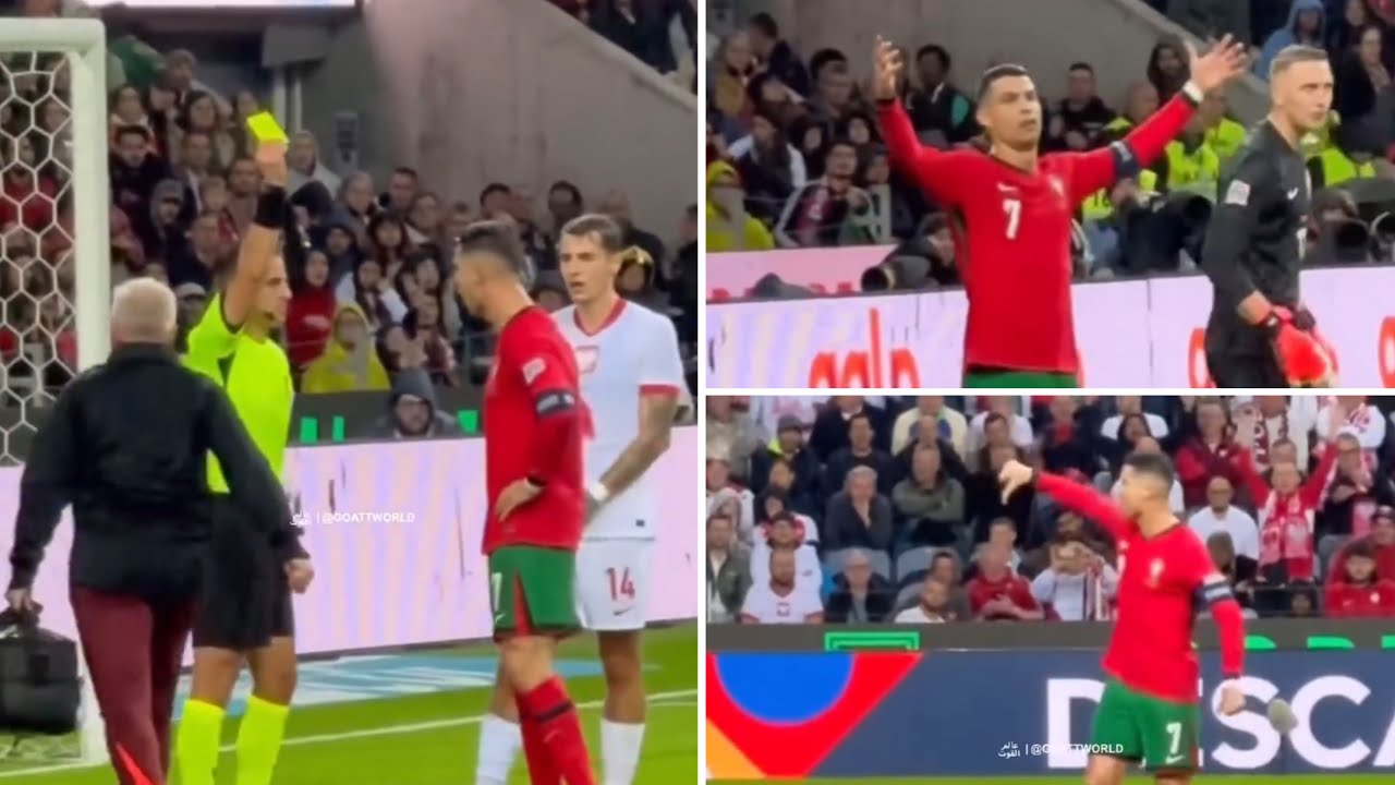 Cristiano Ronaldo's anger at the referee - YouTube