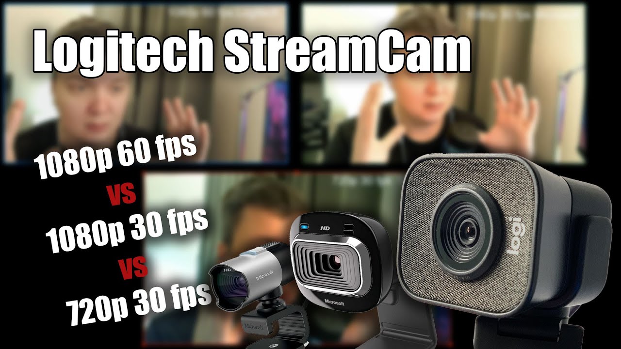 Logitech StreamCam Часть 2. Сравнение с 1080p 30 fps 720p 30 fps - YouTube