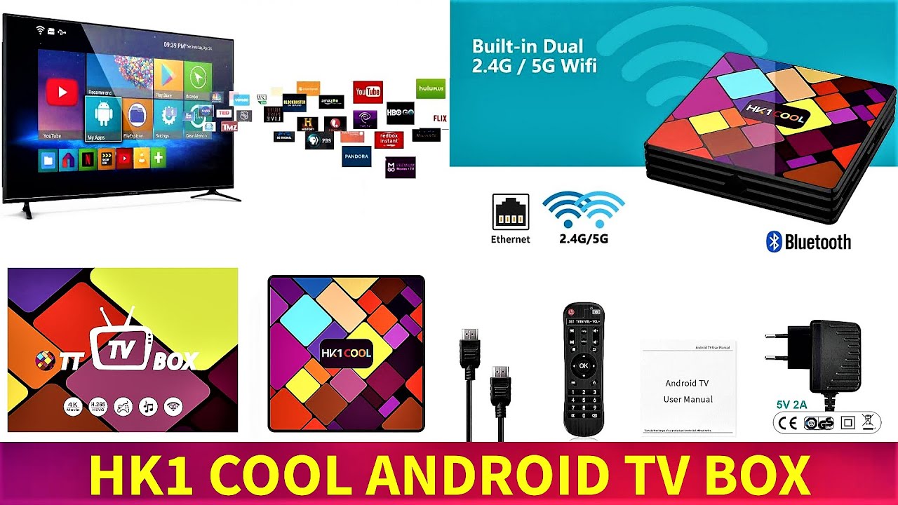 HK1 Cool TV Box Android Unboxing and Preview - YouTube