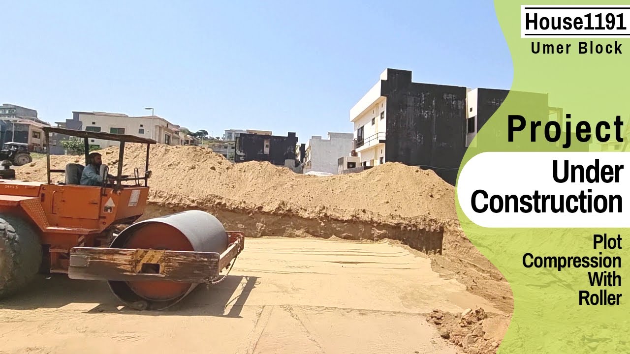 Project House1191 Umer Block | Roller on Plot | Project Under Construction | Bahria Phase 8 ...