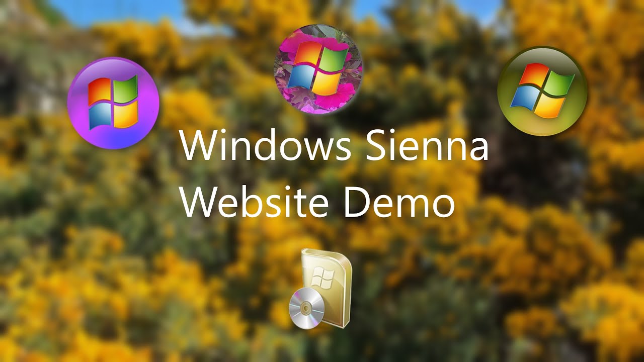 Windows Sienna Website Demo - YouTube