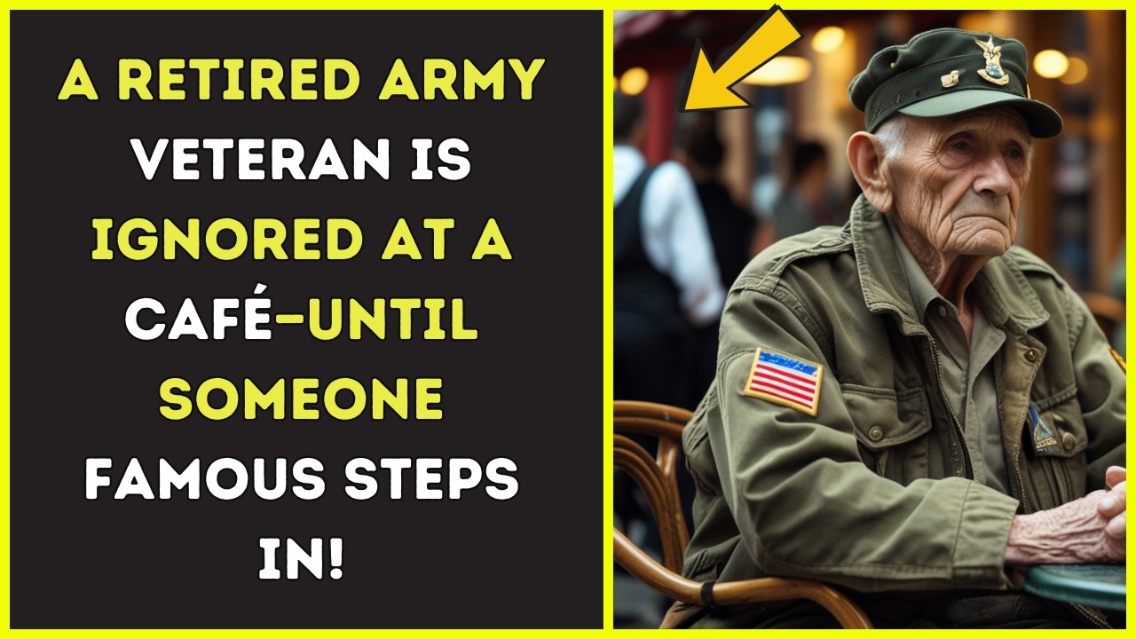 A Retired Army Veteran is Ignored at a Café—Until Someone Famous Steps ...